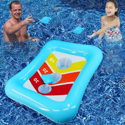 China Inflatable Throwing Toys PVC Inflatable Water Throwing Float Cups Summer Multi-Venue Land Swimming Pool Game for sale