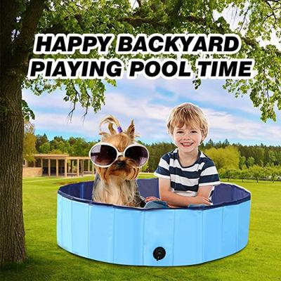 China Approximately 100 to 600 Liters Foldable Dog Pool with Built-in Drainage Plug Multipurpose Suitable as Ball Pit or Sandbox for sale