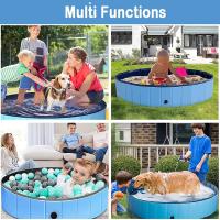 China Scratch-resistant Foldable Dog Pool Lightweight 1.3 to 3.6 Kg Durable Tear-resistant Portable Pet Bathing Solution for Outdoor for sale