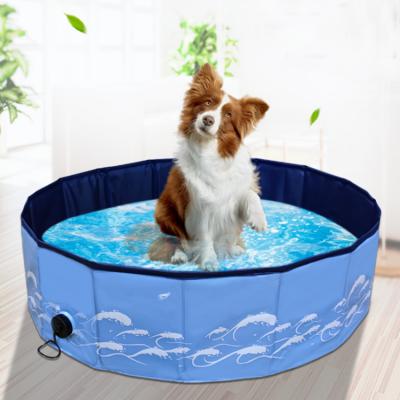 China Lightweight And Easy To Carry Portable Pet Swimming Pool Durable PVC And Oxford Fabric Designed For Easy Setup And Storage for sale