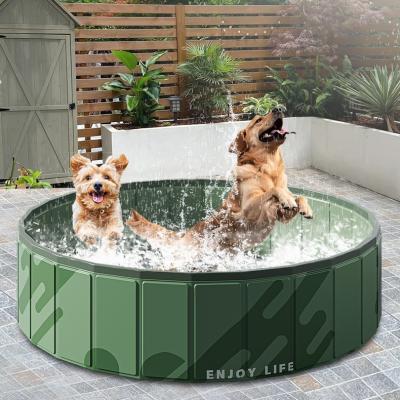 China Scratch-resistant and tear-resistant foldable dog pool lightweight easy to carry portable dog pool weighing 1.3 to 3.6 kg ideal for outdoor for sale