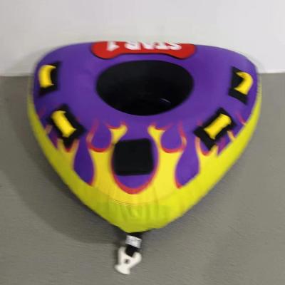 China Inflatable water sofa, motorboat, speedboat towing, inflatable water towing ring, 1-2 person air cushion for sale