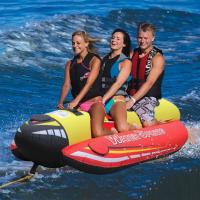China Speedboat inflatable towing flying fish Inflatable three-person and two-person banana boat water surfing roller towing sofa for sale