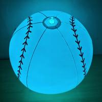 China PVC inflatable luminous balloons, indoor and outdoor luminous baseball, basketball and rugby decoration scene props for sale