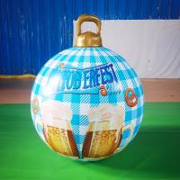 China 24-inch inflatable PVC inflatable beer festival decorative ball Party ball indoor and outdoor  for festival activities for sale