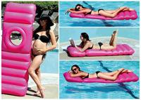 China Inflatable Maternity Yoga mat Pregnancy Mattress with a Hole to Lie on Your Stomach Soft Comfortable Yoga Mats Protective for sale