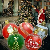 China Durable PVC Inflatable Decorative Balls Inflatable Luminous Christmas Balls, Non-Toxic And Child-Safe Materials for sale