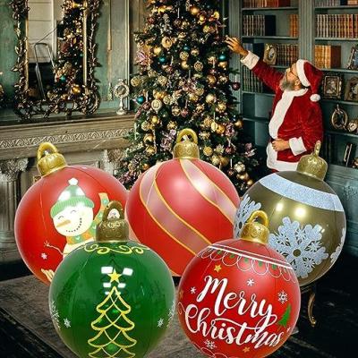 China Durable PVC Inflatable Decorative Balls Inflatable Luminous Christmas Balls, Non-Toxic And Child-Safe Materials for sale