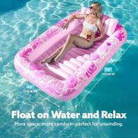 China Durable PVC Water Inflatable Float with 180kg Capacity and Repair Patch Kit for Pool, Lake, and Beach for sale