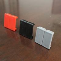 China 1 1 2 Inch Square Plastic End Caps For Aluminium Tubing Extrusion for sale
