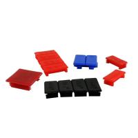China Square Pvc Pipe End Caps 41x41 41x21 41x62 Interpolant Plug Cap Cover for sale