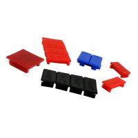 China Square Pvc Pipe End Caps 41x41 41x21 41x62 Interpolant Plug Cap Cover for sale