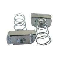 China Unistrut Square Channel Nut 12mm Carbon Steel Channel For C-Shaped Steel for sale