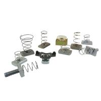 China Hot Dip Galvanized Spring Loaded Wing Nut For Construction Channel Steel 1/2