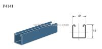 China 41x41x2.5 Hdg Strut Type Channel  With Holes C U Channel Strut for sale