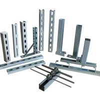 China Black Powder Coated Strut Channel Unistrut for sale