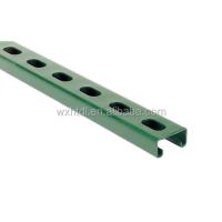 China Double 10 Ft 12 Gauge Half Slotted Metal Framing Strut Channel ss for sale