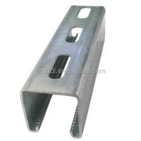 China Double 10 Ft 12 Gauge Half Slotted Metal Framing Strut Channel ss for sale