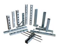 China Gi Slotted C Channel 41x41 1-5/8 X 1-5/8 Metal Slotted for sale