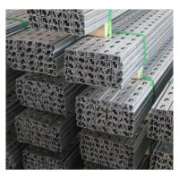 China perforated strut channel 10 ft 20 ft unistrut Surface Pre galvanized Carbon steel Q235 for sale