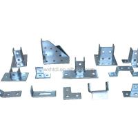 China Unistrut 2 Hole 3-Hole 4 Hole Splice Flat Plates Steel Metal Channel Fittings for sale