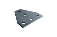 China Unistrut 2 Hole 3-Hole 4 Hole Splice Flat Plates Steel Metal Channel Fittings for sale