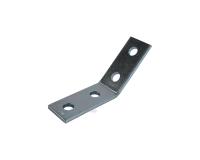 China Unistrut 4 Hole Angle Bracket L Shape Electrical Galvanized Angle Pipe Fittings for sale