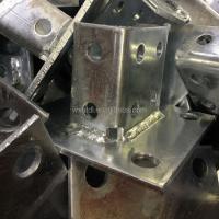 China Standard Steel Channel Post Base Accessories C Channel  1-5/8