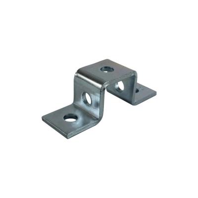 China Unistrut 4 Hole 90 Bracket Degree Flat C Channel Fittings for sale