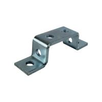 China Unistrut 4 Hole 90 Bracket Degree Flat C Channel Fittings for sale