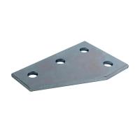 China 4 Hole 45 Degree Angle Bracket Carbon Steel Channel Fittings for sale