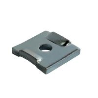 China Carbon Steel Flat Strut Plate Electric Channel Fitting Stamping Type 40mm Width for sale