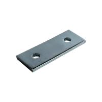 China Carbon Steel Flat Strut Plate Electric Channel Fitting Stamping Type 40mm Width for sale