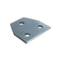 China 4 Hole Flat Straight Strut Bracket Unistrut Bolt Nut Stamping Plate Connector L T Shaped for sale