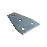 China 4 Hole Flat Straight Strut Bracket Unistrut Bolt Nut Stamping Plate Connector L T Shaped for sale