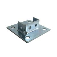 China Unistrut 90 Degree Angle Strut Bracket Perforated Unistrut C Channel for sale