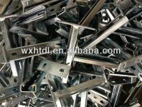 China Double Channel Cantilever Arms Galvanized Strut Channel Bracket Shelf for sale