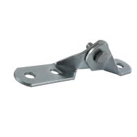 China Anti Vibration Pipe Clips Surface Treatment Zinc Plating 102x102x6mm for sale
