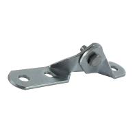 China Blue White Zinc Galvanized Anti Vibration System Clamps Steel Fastener for sale