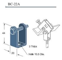 China Galvanized Connecting To H Beam Lifting Clamp for sale