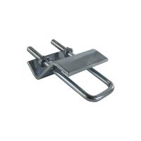 China Square Zinc Beam Clamp Blue White Stamping Parts U Form Bolt Steel Strut for sale
