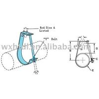 China Adjustable Pipe Clamps Bracket Support J Shape for sale