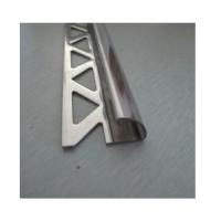 China 20mm 12mm Ceramic 304 Stainless Steel Tile Trim Finished Decorative Wall Corner for sale
