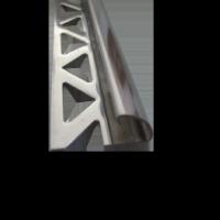 China 20mm 12mm Ceramic 304 Stainless Steel Tile Trim Finished Decorative Wall Corner for sale