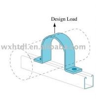 China 6 Inch 4 Inch Steel Pipe Saddle Clamp Strap for sale