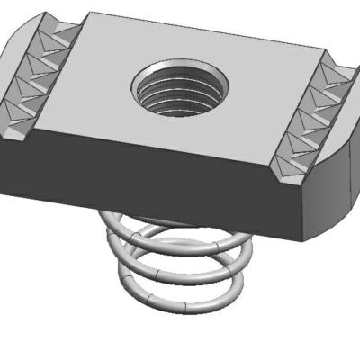 China ISO Standard Unistrut Channel Nut Without Spring for sale