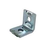 China 6mm Carbon Steel Q235 L-Shape Angle Fittings with 2 Holes for sale