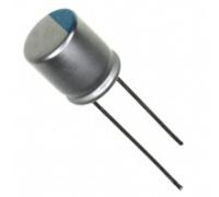 China 127AVG050MGBJ 120uF 50V Aluminum Polymer Capacitor Radial 28 mOhm for sale