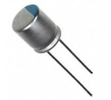 China 127AVG050MGBJ 120uF 50V Aluminum Polymer Capacitor Radial 28 mOhm for sale