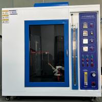 China Keystroke Electrical Plastic Flame Test Chamber Combustion Tester 105ml/Min for sale
